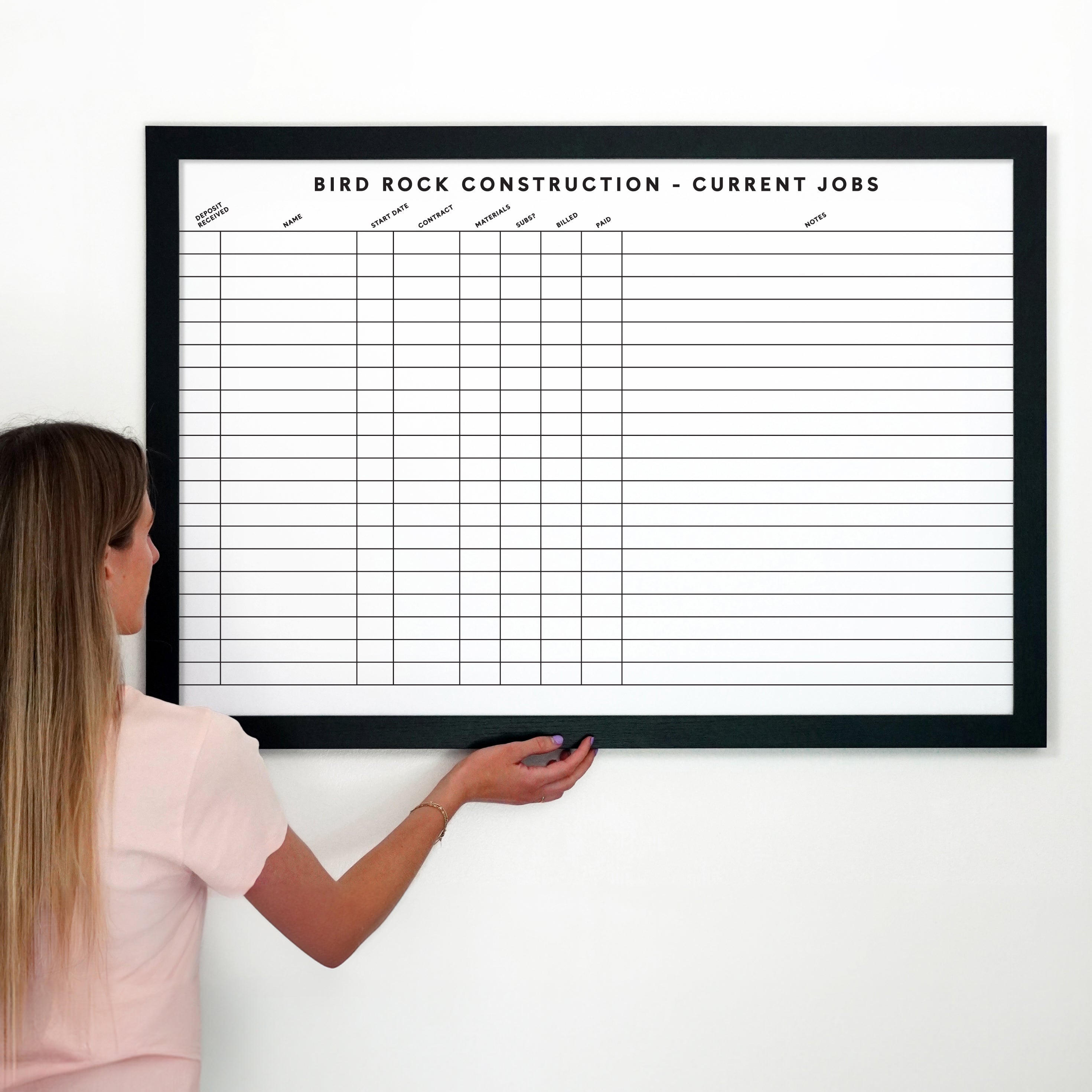 36 X 24 Contractor Framed Whiteboard – Girl Friday