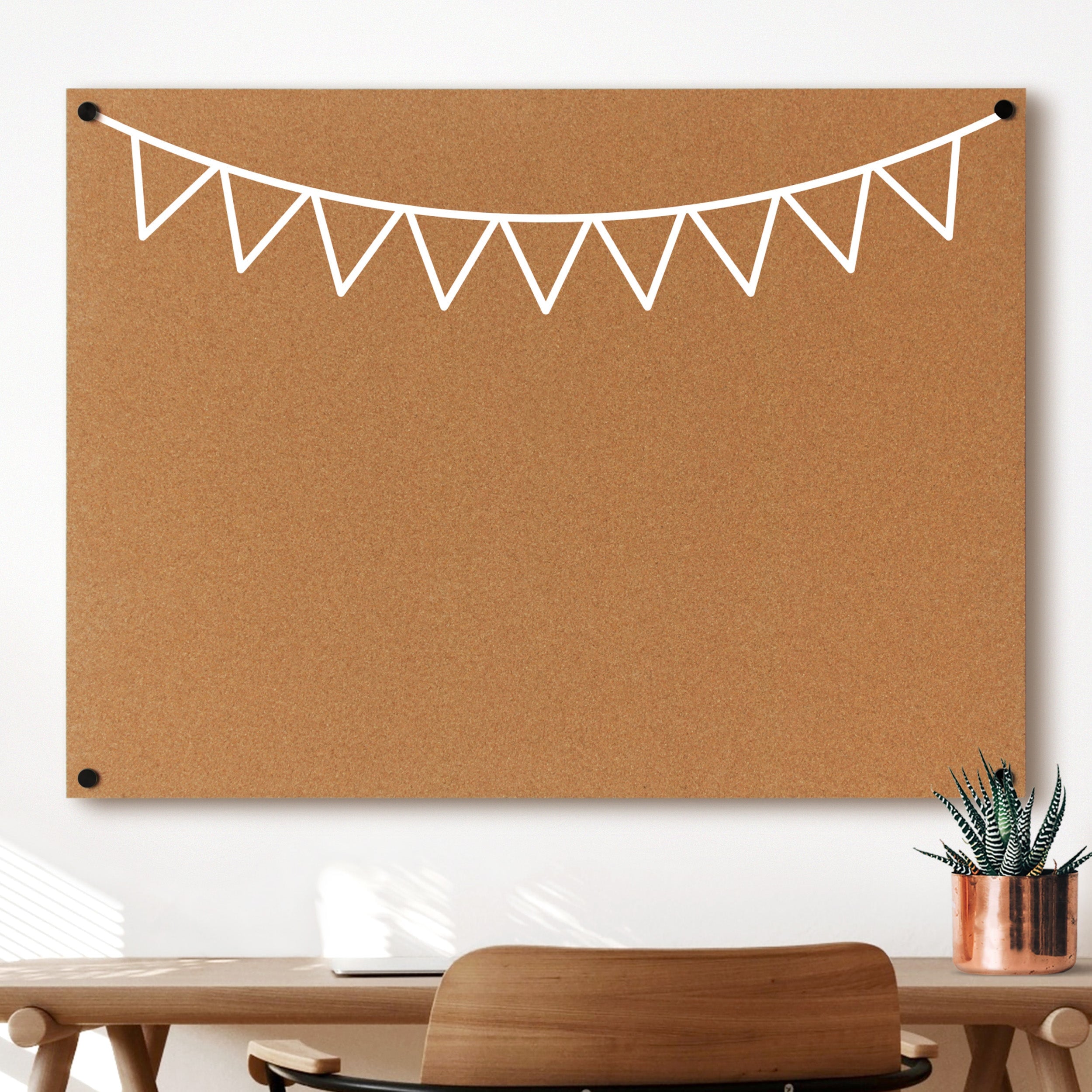 Modern Cork Board with Banner – Girl Friday