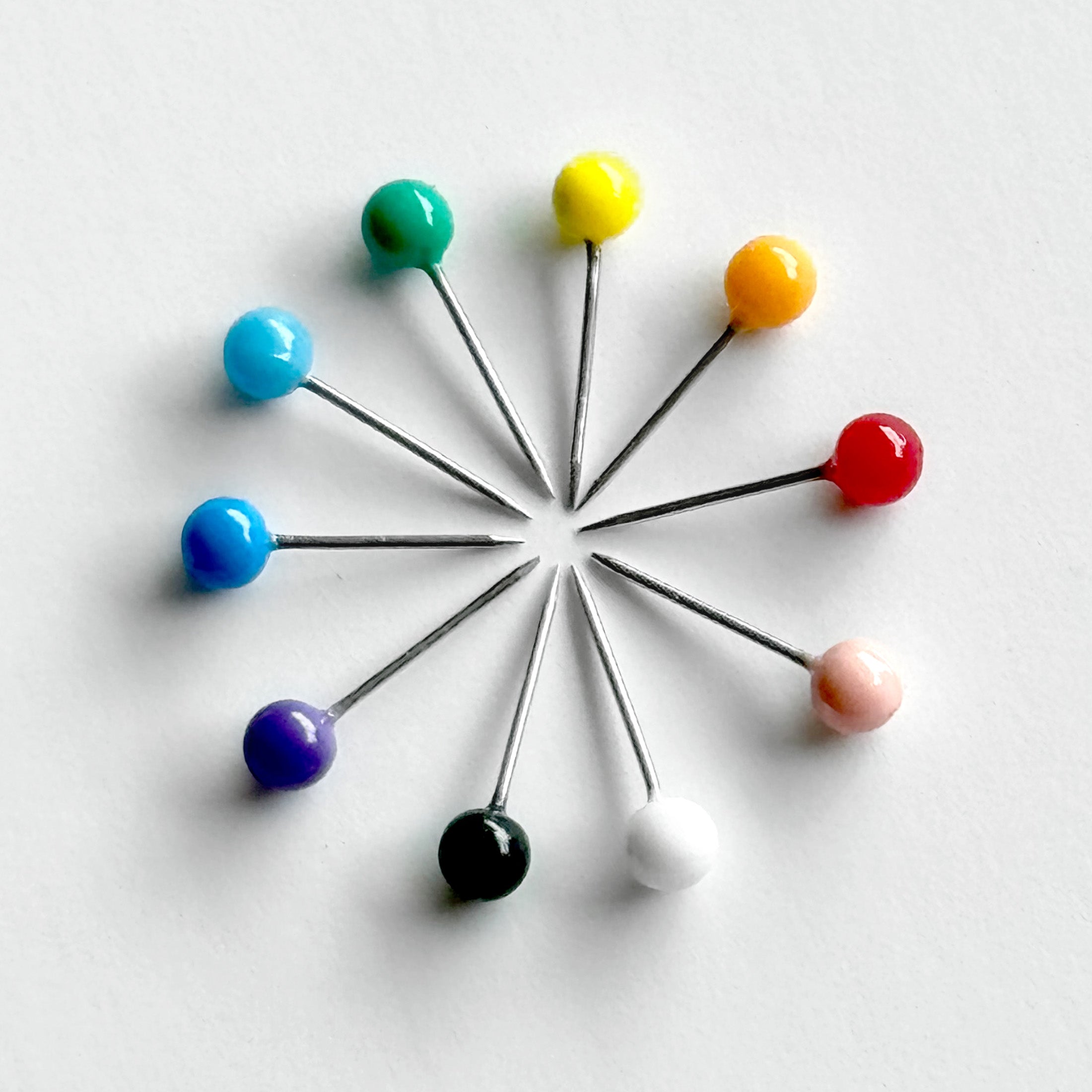 Modern push pins for Map | Multi-color ball pins – Girl Friday