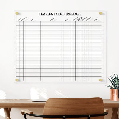 Customizable Real Estate Pipeline Whiteboard for Realtors – Girl Friday